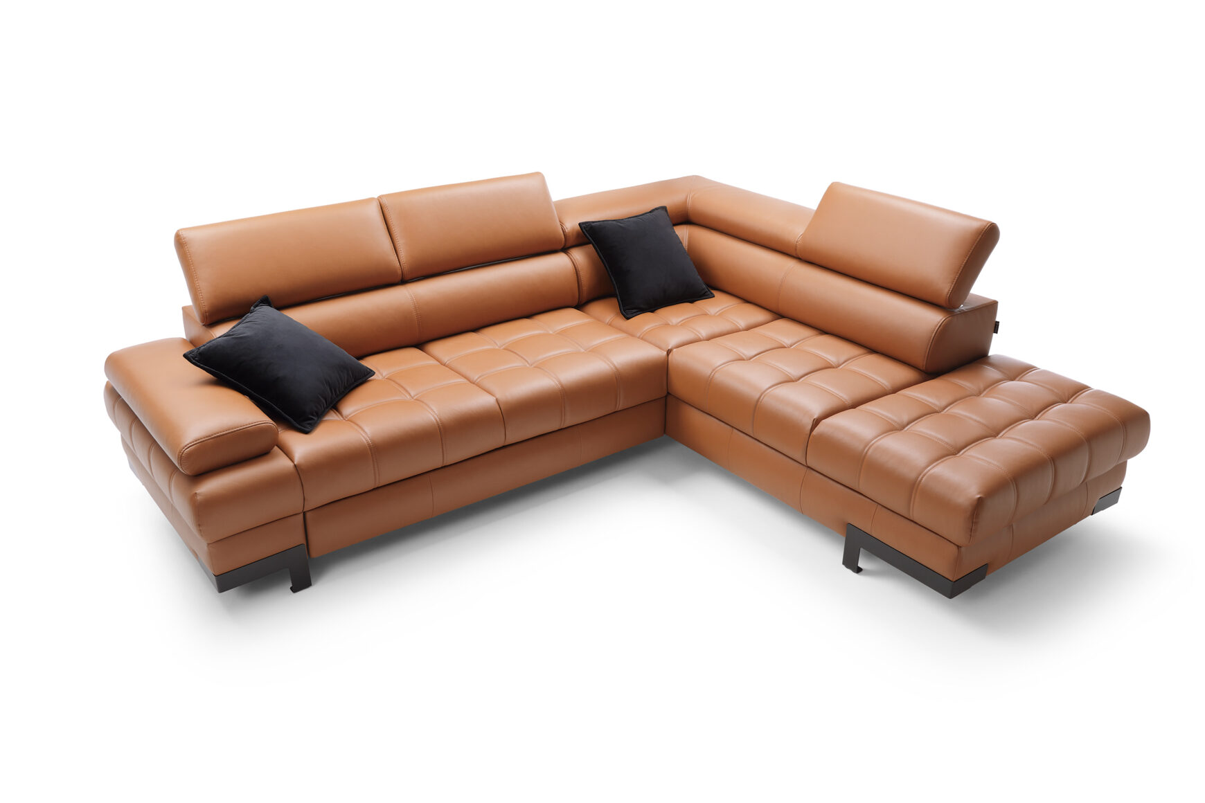 Narożnik Selva L leather z kolekcji „Leather Collection” – Wersal