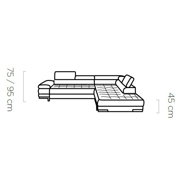 Corner sofa Selva L from “Avangarde Collection” – Wersal