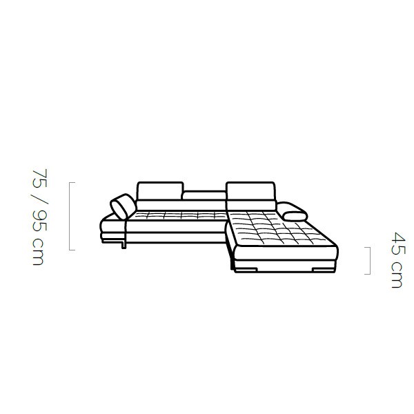 Corner sofa Selva S from “Avangarde Collection” – Wersal