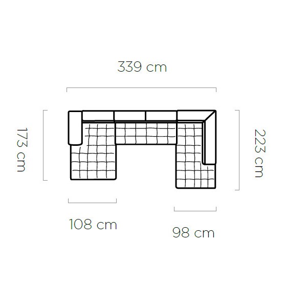 Corner sofa Selva XL from “Avangarde Collection” – Wersal