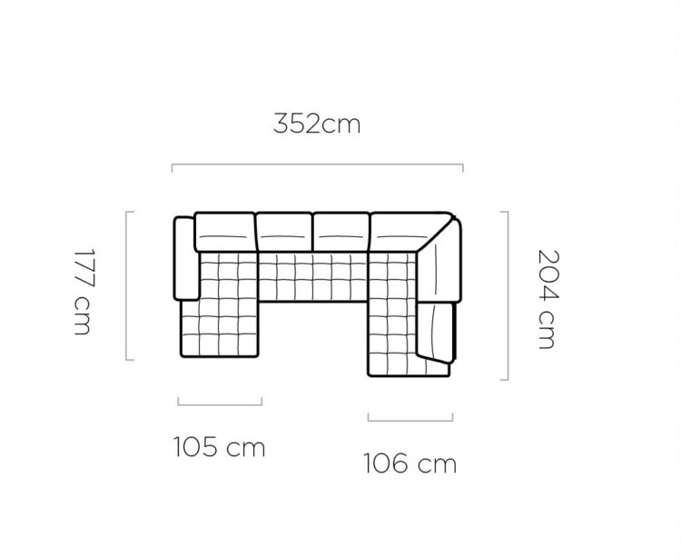 Corner sofa Focus XL from “Leather Collection” – Wersal