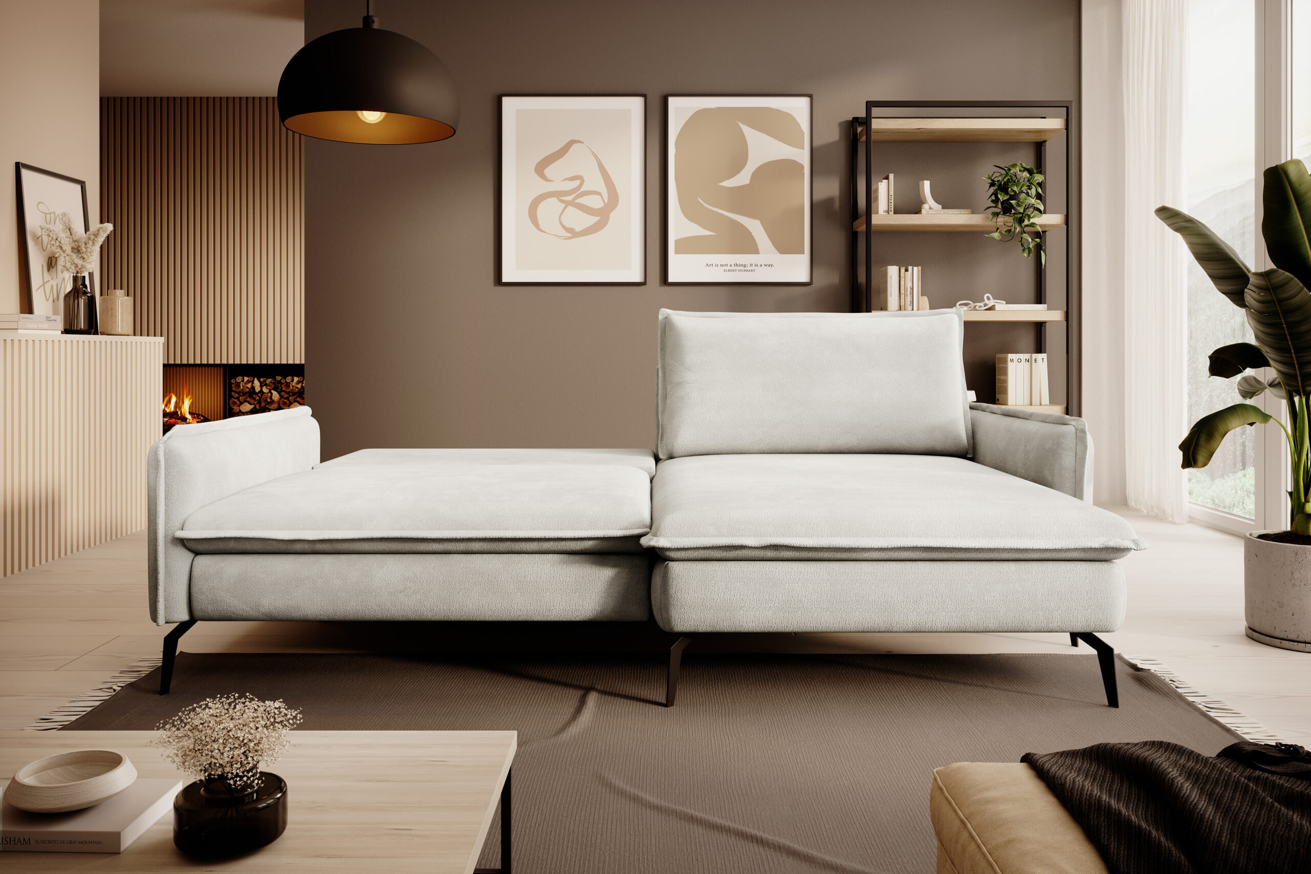 Corner sofa Glossy from “Simple Collection” – Wersal