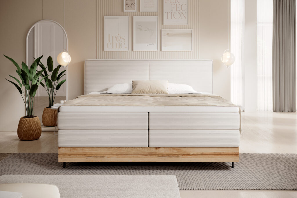 Bed Nebia from “Box springs massive wood Collection” – Wersal