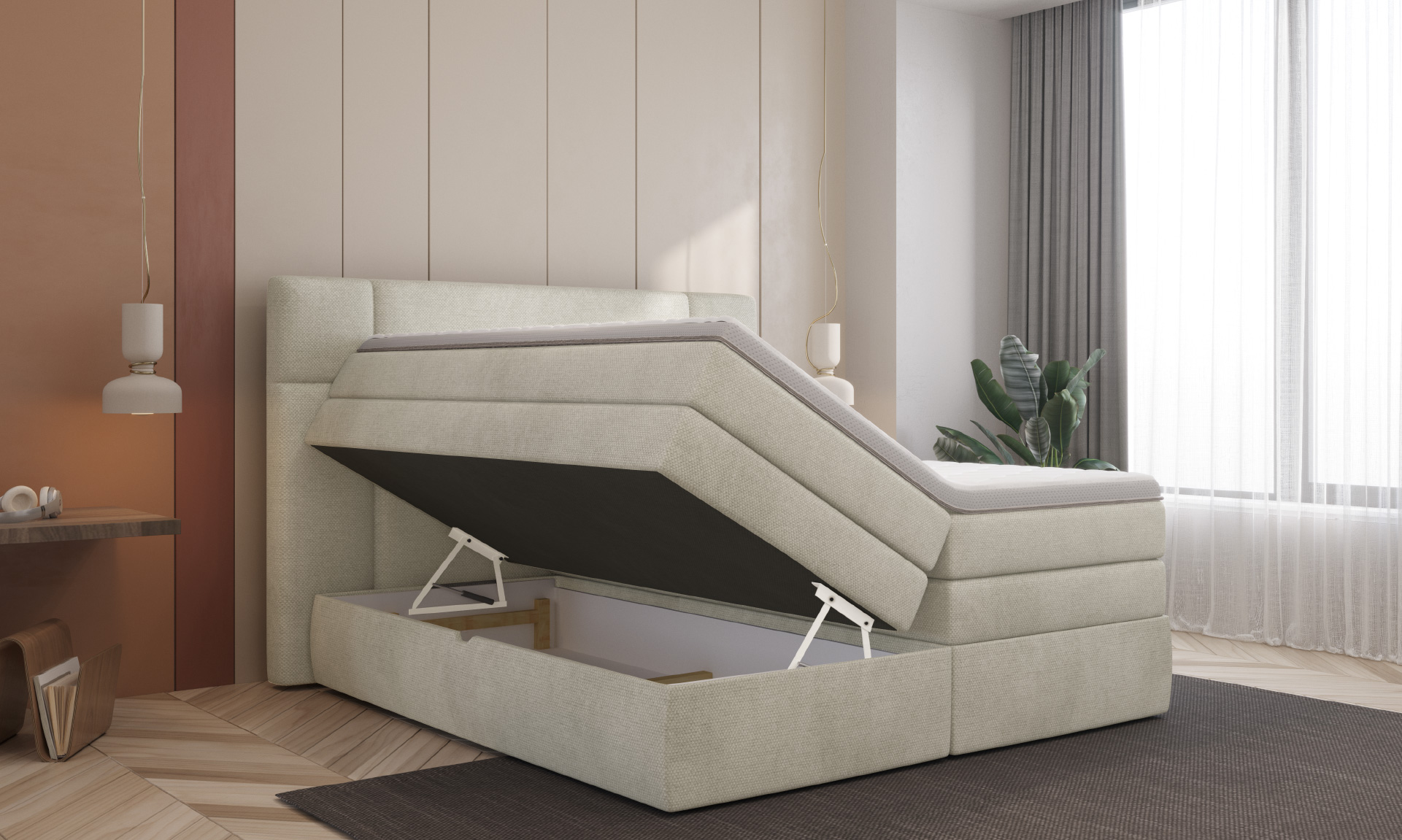 Bett Palace aus „Box springs Collection“ – Wersal